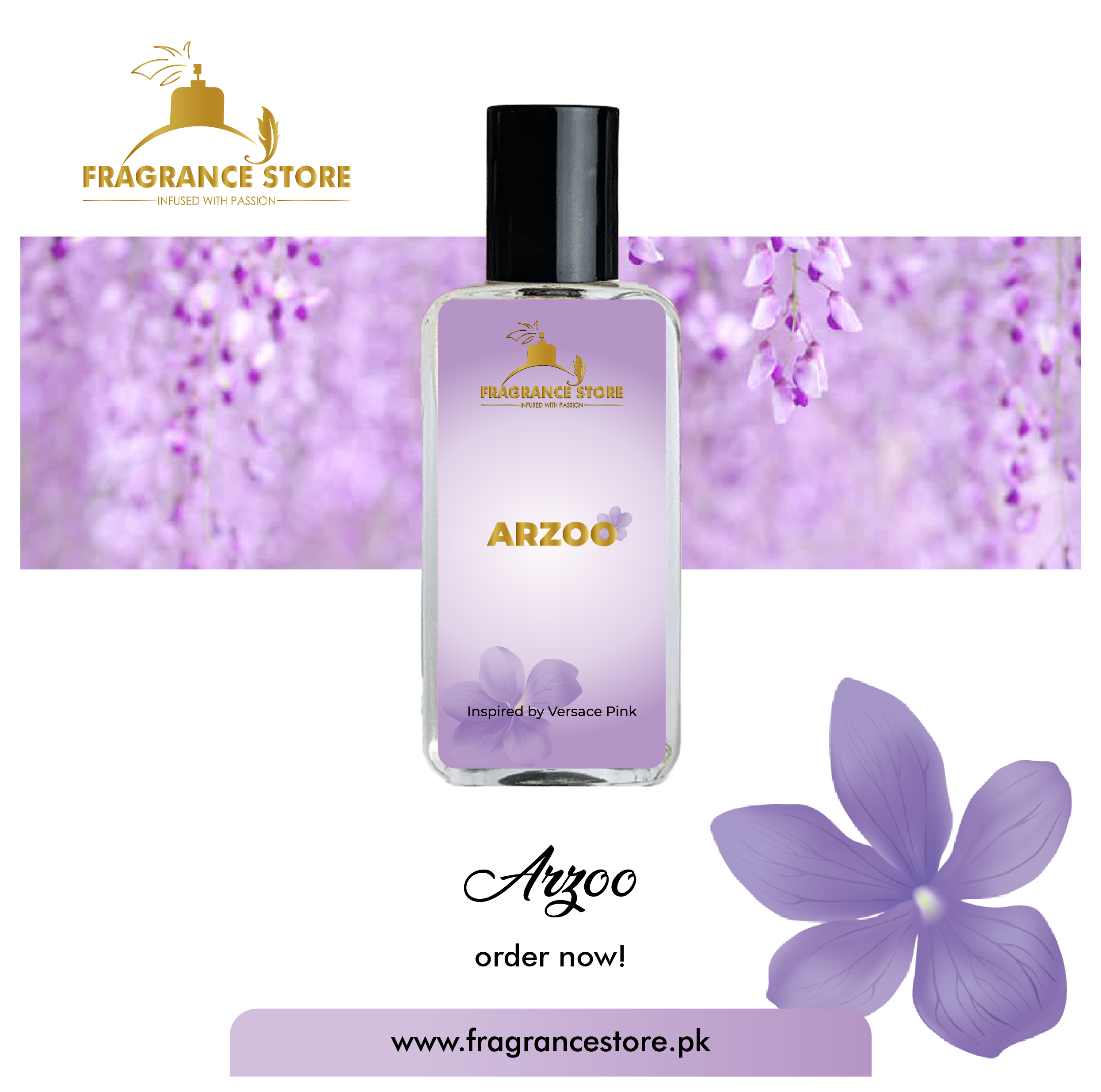 Arzoo Inspired By Versace Pink (50ML) - Fragrancestore.pk